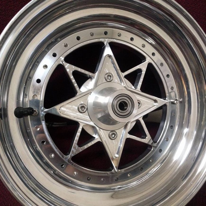 Two Piece Wheel Anodizing - Machined MachinesMachined Machines