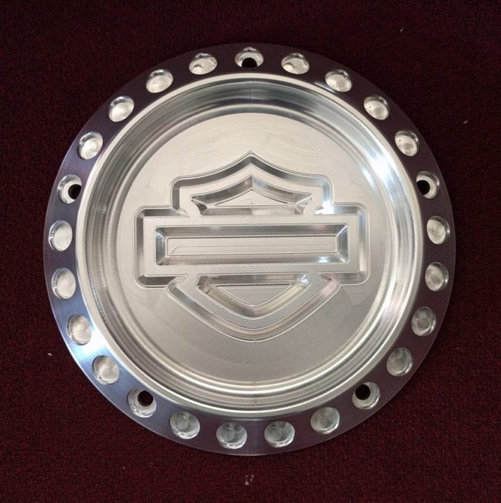 Harley Davidson Derby Cover - Bar and Shield - Machined ...