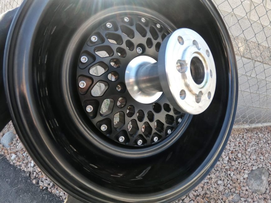 Two Piece Wheel Anodizing - Machined MachinesMachined Machines